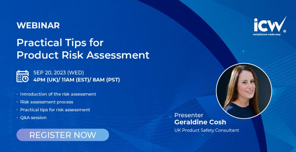 Webinar_Practical tips for product risk assessment - ICW Webinar_Practical tips for product risk assessment - ICW